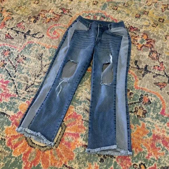 VENUS | Jeans | Venus Wide Leg Distressed Jeans 2 | Poshmark